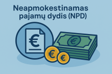Neapmokestinamas pajamų dydis (NPD) | Finero.lt